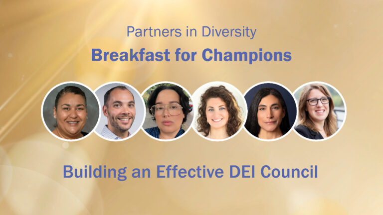 Breakfast for Champions | Building an Effective DEI Council - Partners ...